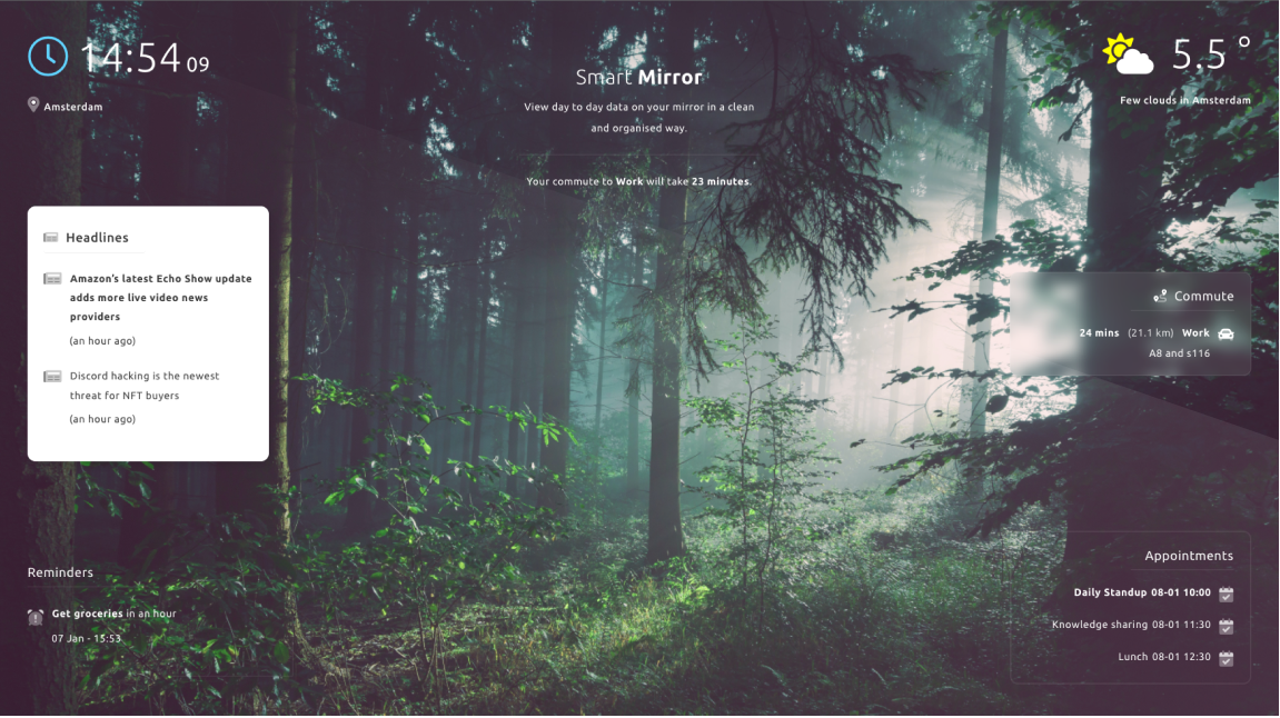 Senses - Smart Mirror Software